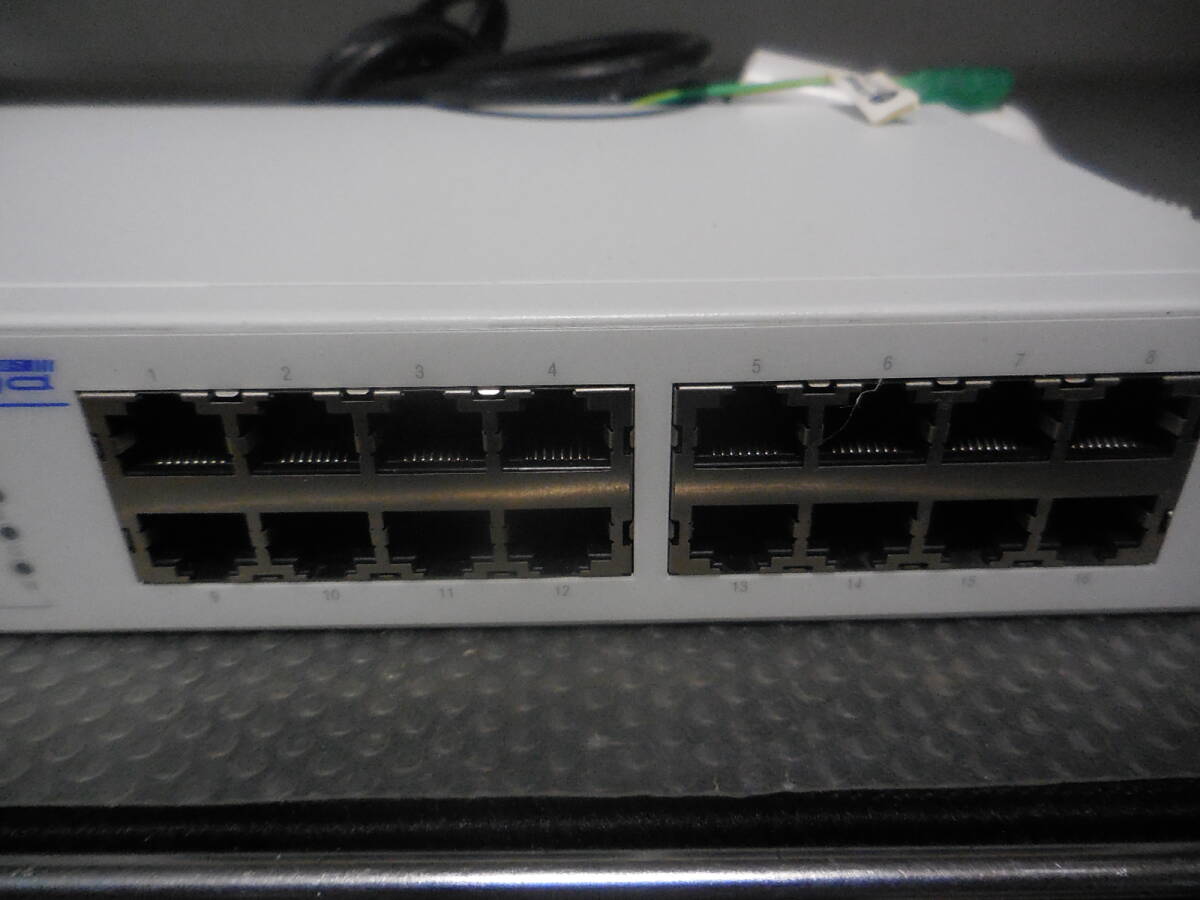 Yahoo!オークション - Logitec LAN-GSW16P/MA 16ポート ギガビットスイ...