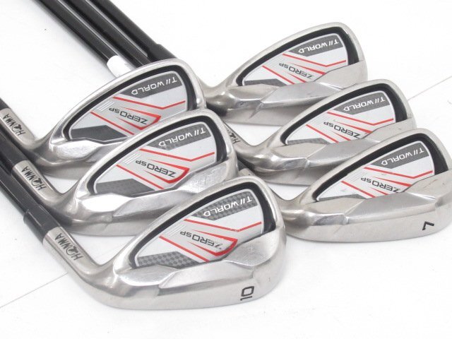Yahoo!オークション - [3954]ホンマ ツアーワールド zerosp アイアン ...