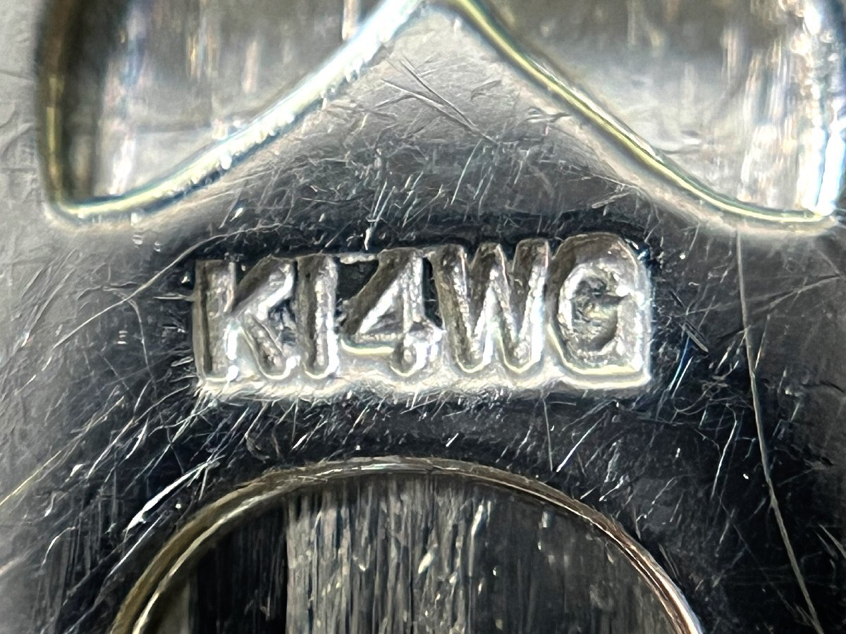 Yahoo!オークション - パールネックレス・ブレスレット K14WG金具 長さ...