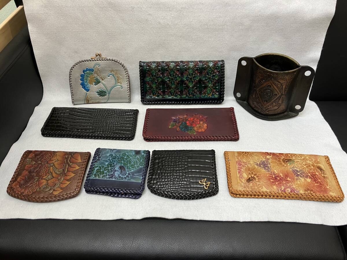 ＃3327 カービングレザー 財布 おまとめ 9点 小物 レザー ウォレット 長財布 折り財布 レディース 品(長財布（小銭入れあり）)｜売買されたオークション情報、yahooの商品情報を ...