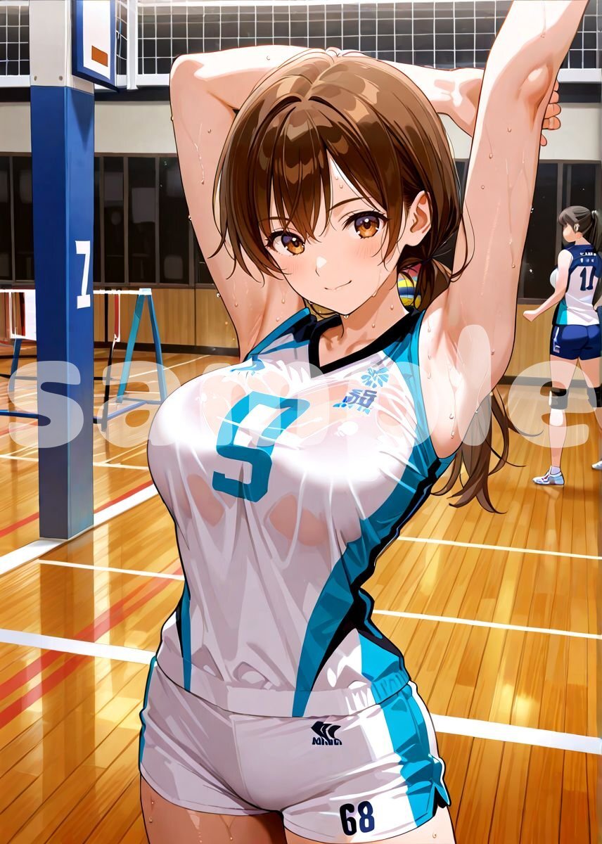 Yahoo!オークション - スポーツ 美女 オリジナル アニメ アート コスプ...