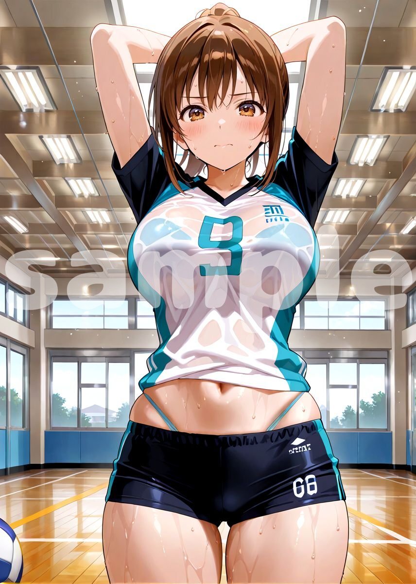 Yahoo!オークション - スポーツ 美女 オリジナル アニメ アート コスプ...