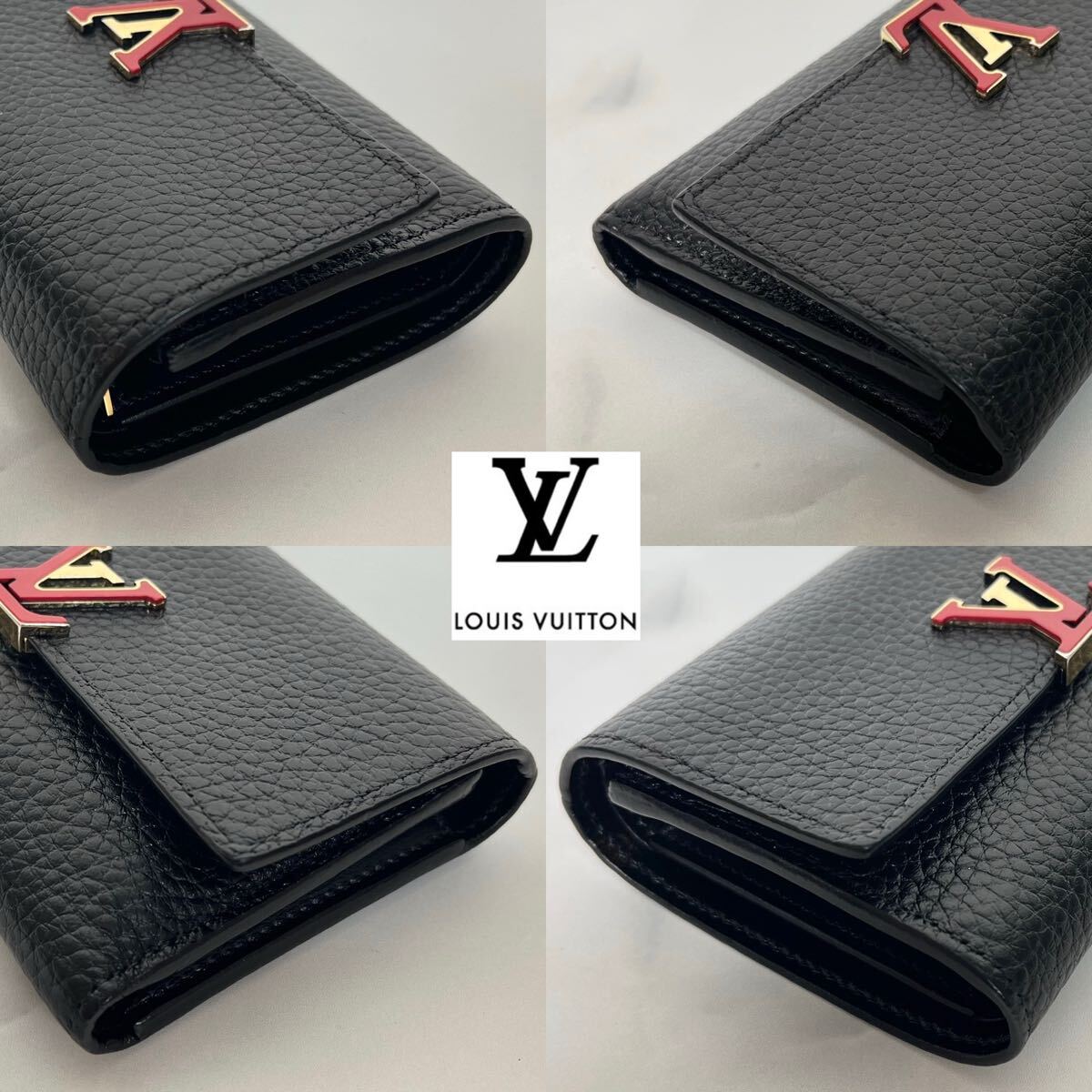 特極美品 LOUIS VUITTON ポルトフォイユ カプシーノ 三つ折り 特極美品 LOUIS VUITTON ポルトフォイユ カプシーノ 三つ折り
