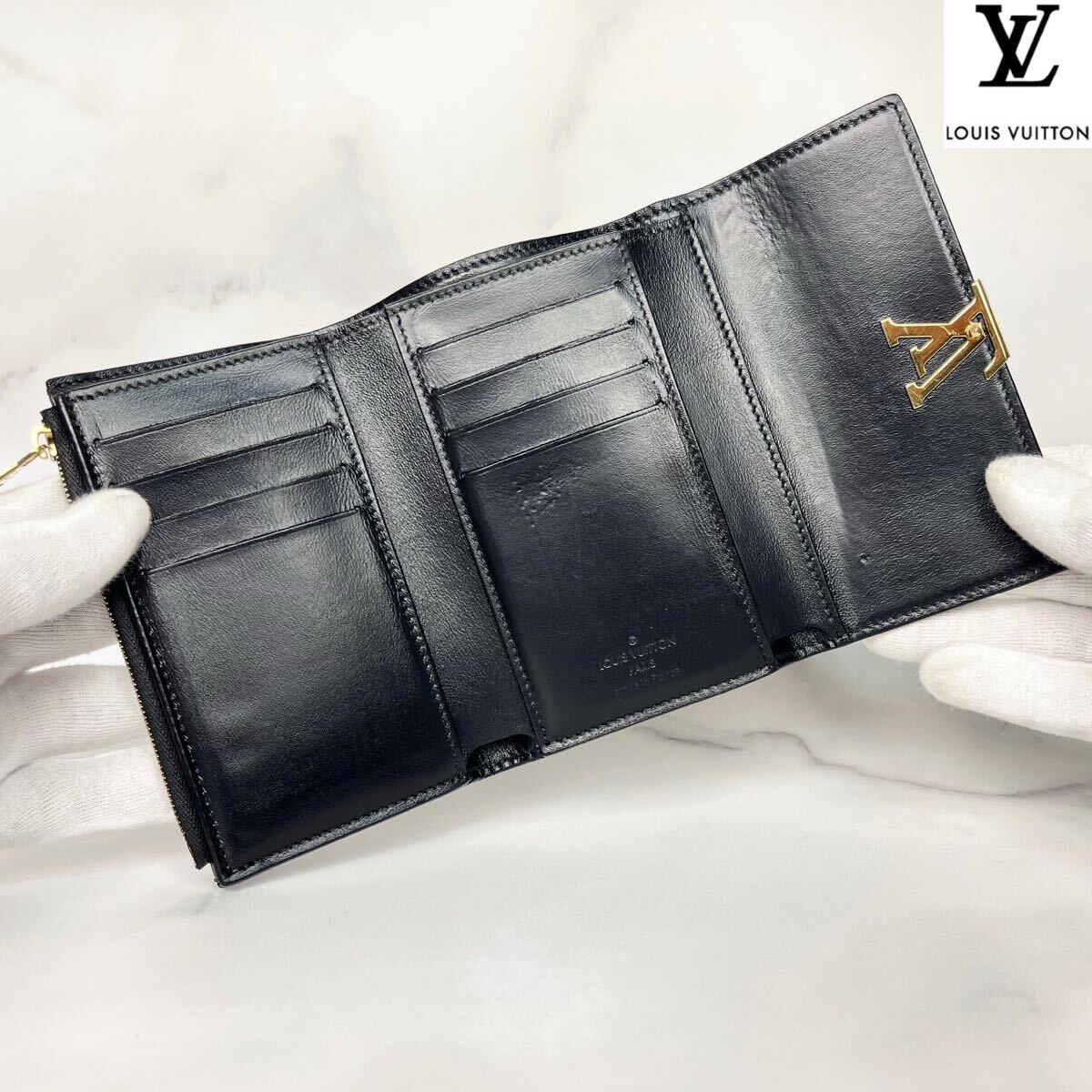 特極美品 LOUIS VUITTON ポルトフォイユ カプシーノ 三つ折り 特極美品 LOUIS VUITTON ポルトフォイユ カプシーノ 三つ折り