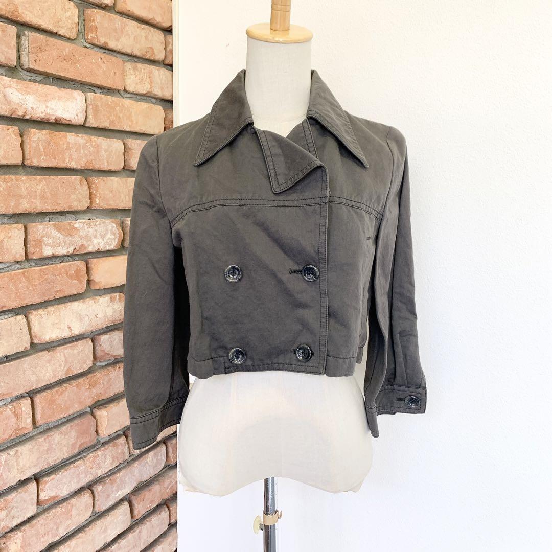 Yahoo!オークション - 4317 アルカリ レディース 綿麻ジャケット S相当