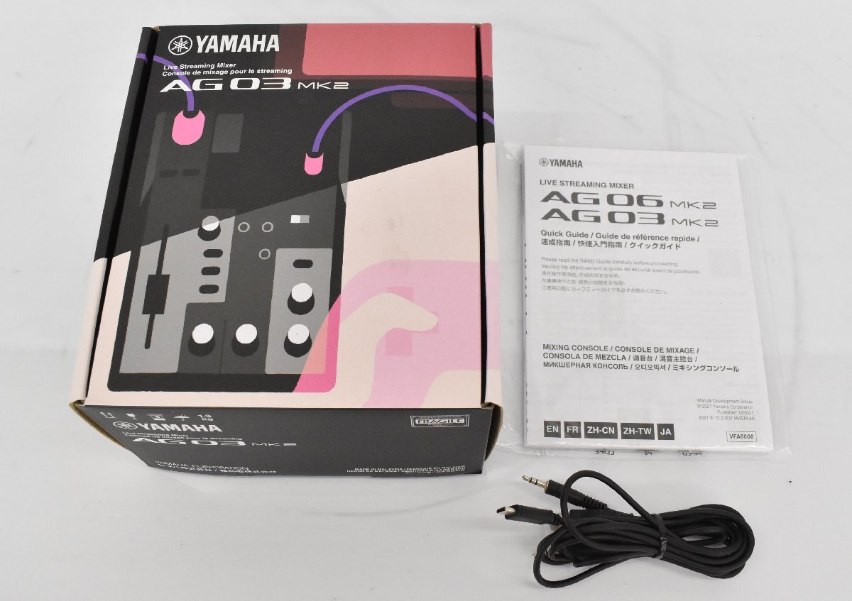 Yahoo!オークション - 【 C 】2098 YAMAHA AG03 MK2 ライブストリーミ...
