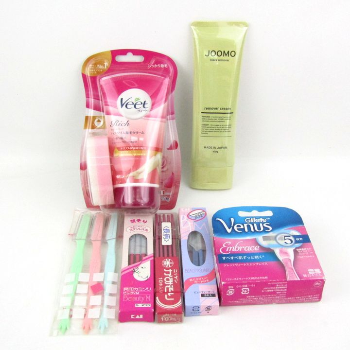 Yahoo!オークション - ヴィート JOOMO他 除毛クリーム カミソリ等 7点...