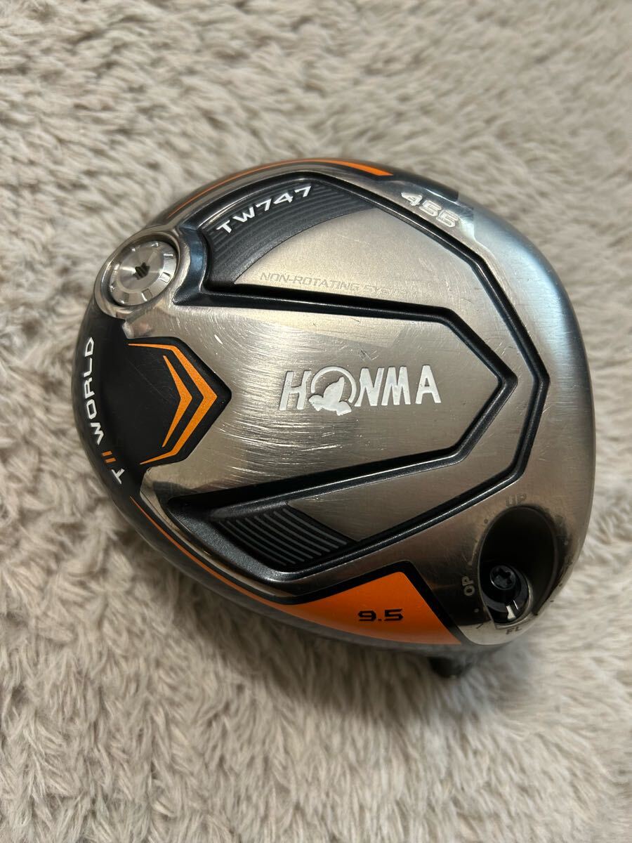 Yahoo!オークション - HONMA TW747 455 9.5°ドライバーヘッドのみ
