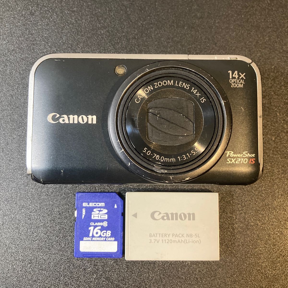 Yahoo!オークション - Canon PowerShot SX210 デジカメ PC1468 管理①