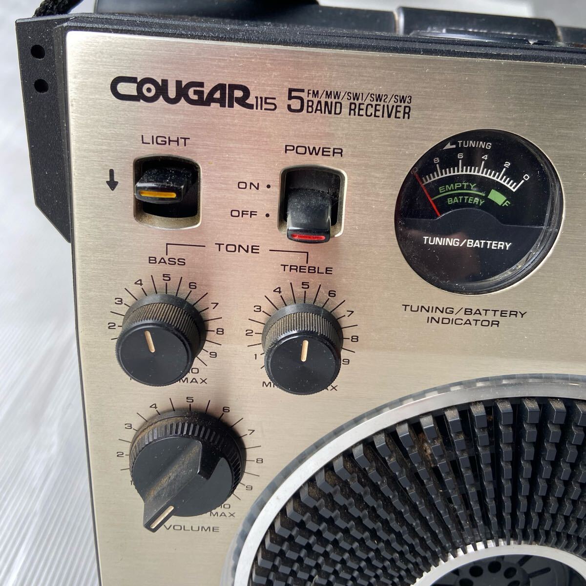 Yahoo!オークション - 5-バンドポータブルラジオ COUGAR115 クーガ RF-...