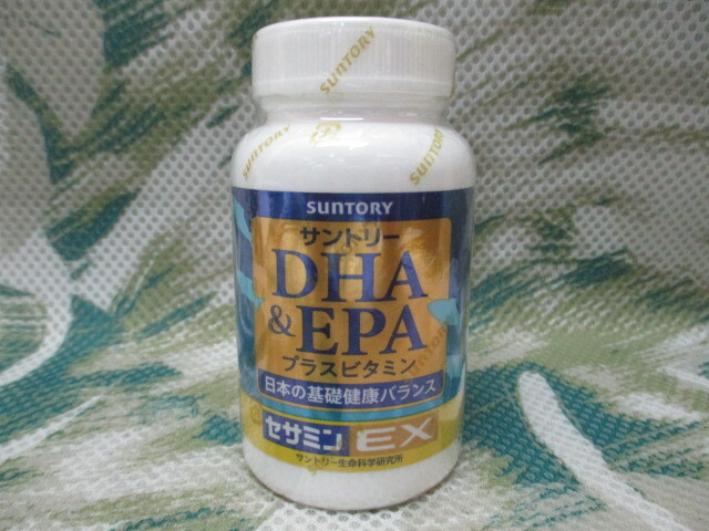 SUNTORY サントリー DHA&EPA プラスビタミン セサミンEX 240粒(DHA)｜売買されたオークション情報、yahooの商品情報をアーカイブ公開 - オークファン（aucfan.com）