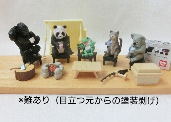 Yahoo!オークション - 難あり（目立つ元からの塗装剥げ）どうぶつキャ...