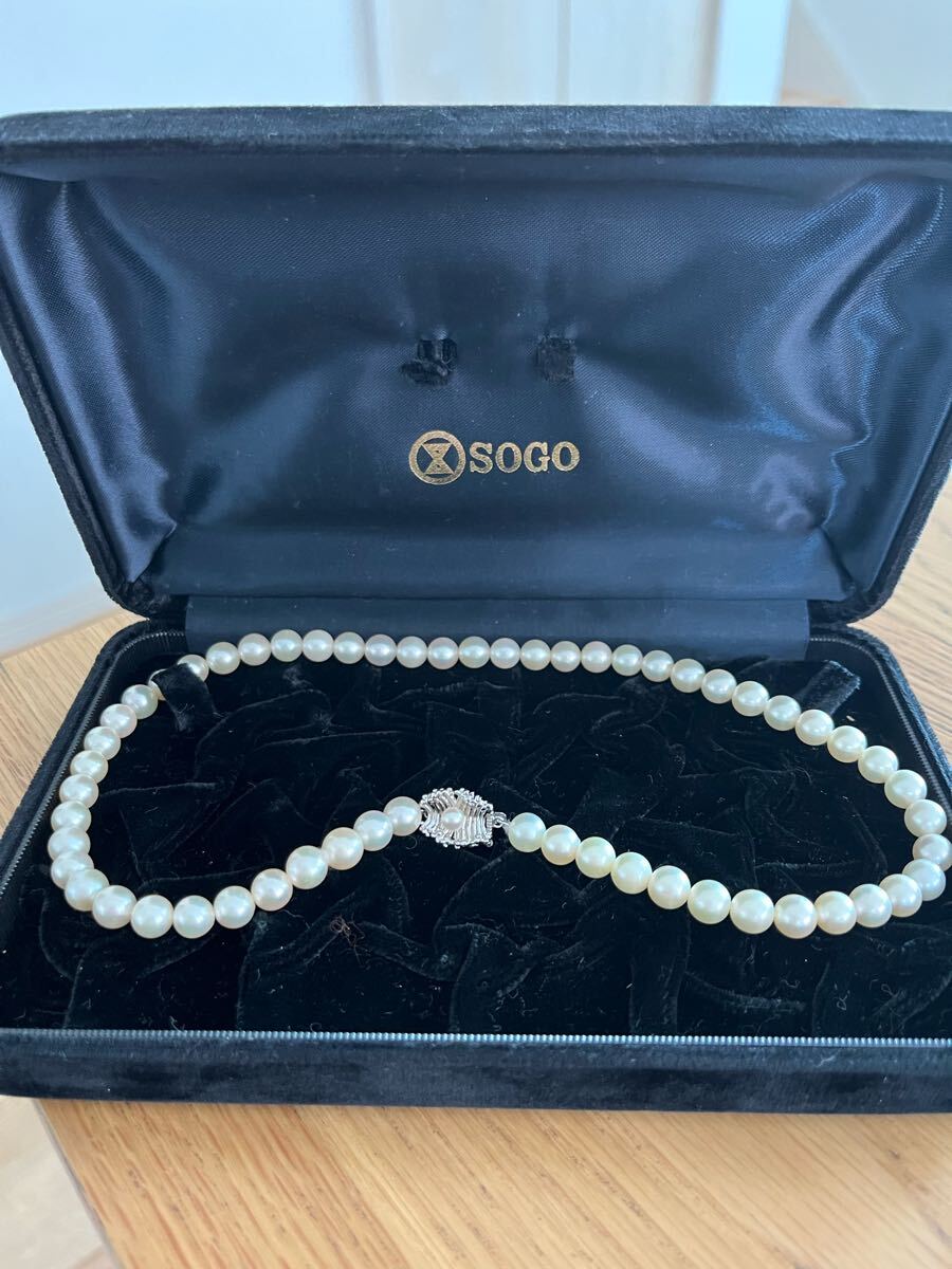 Yahoo!オークション - SOGO パール パールネックレス ネックレス 真珠 ...