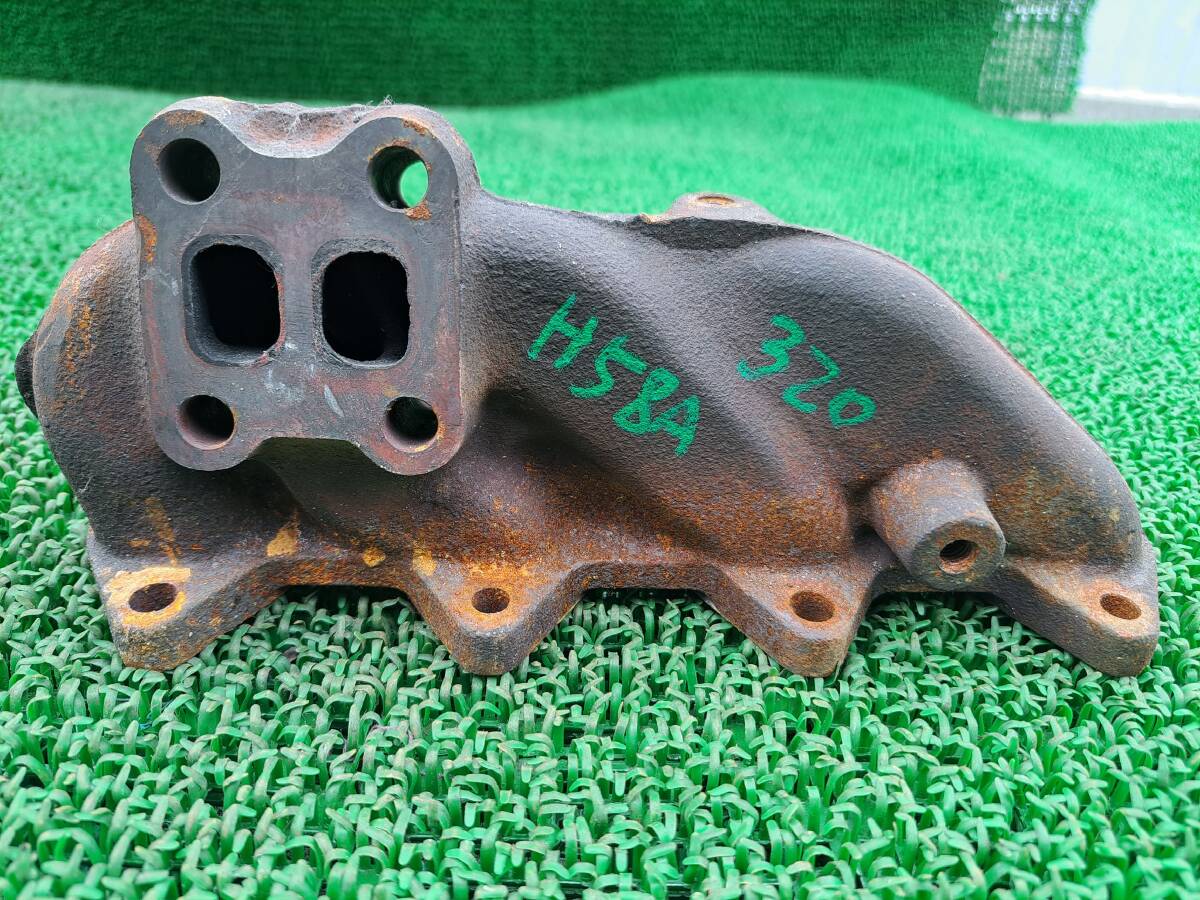 Yahoo!オークション - 320 三菱 パジェロミニ H58A エキマニ エキゾー...