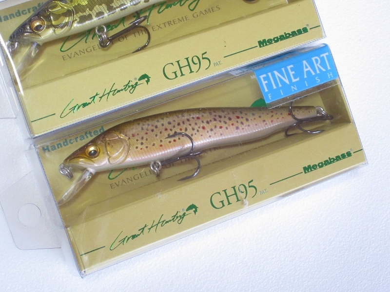 Yahoo!オークション - メガバス GH95 2本セット 限定カラー ドジョウ F...