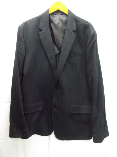 Yahoo!オークション - GAP ギャップ/2Bジャケット/綿/ブラック/黒/XL...