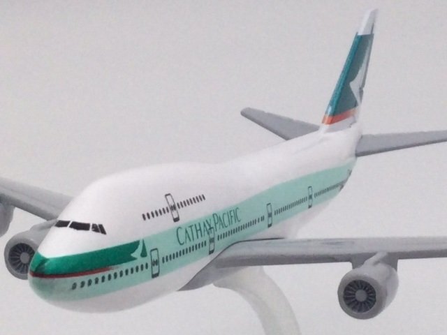 Yahoo!オークション - 【16cm】 ボーイング 747 キャセイパシフィ...