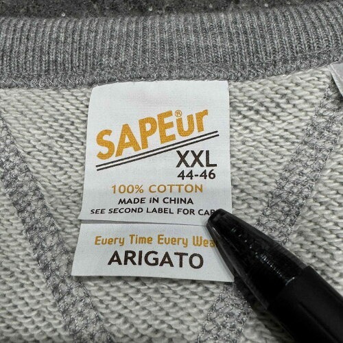 Yahoo!オークション - SAPEur BRAHMS CREWNECK SIZE-XXL サプール ブラ...