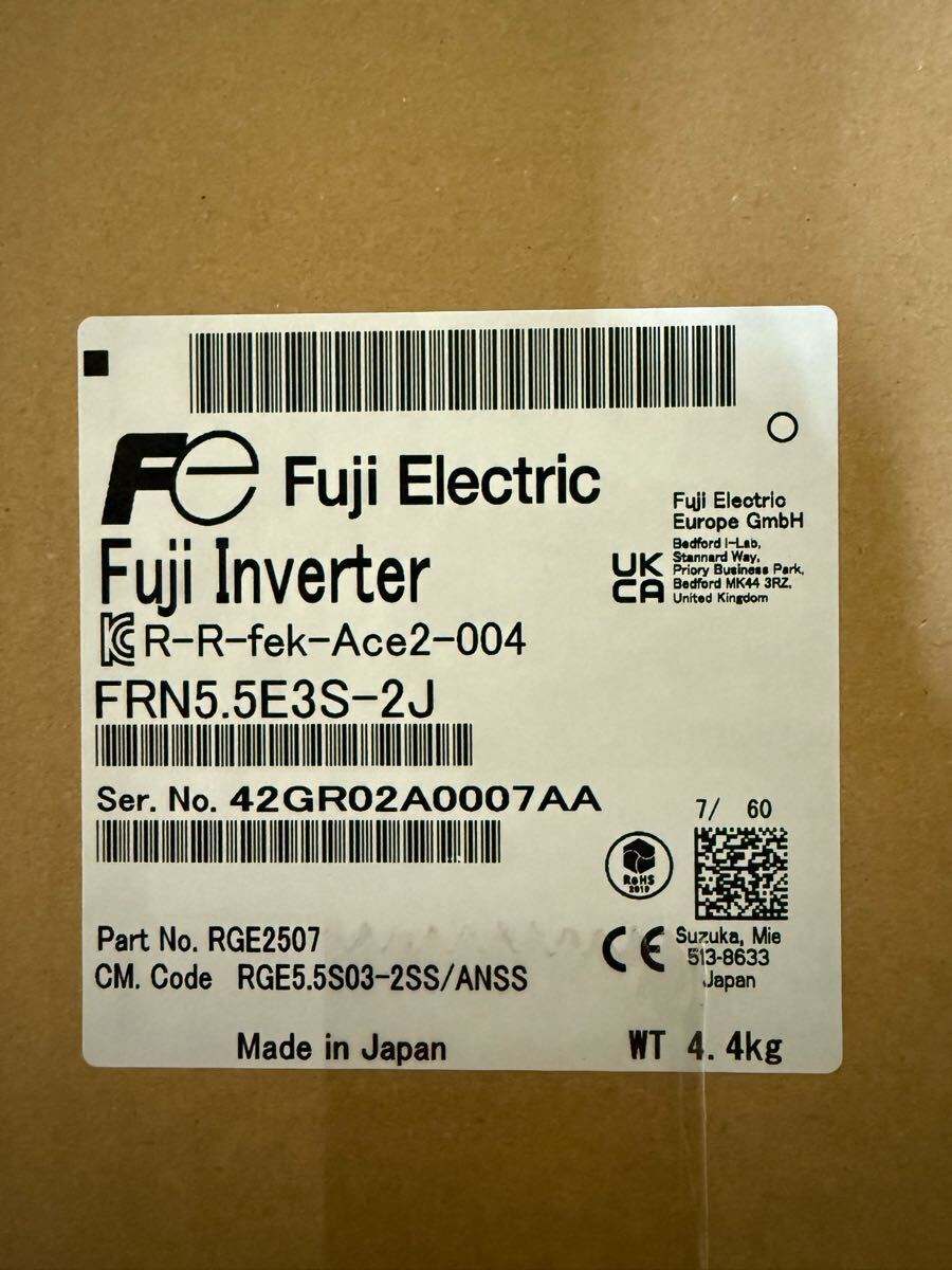 Yahoo!オークション - 未使用 未開封 FRN5.5E3S-2J 富士電機 インバー...