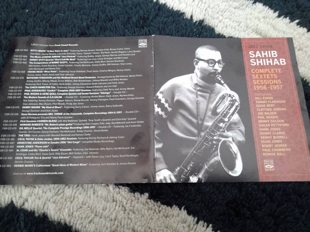 Yahoo!オークション - SAHIB SHIHAB / COMOLETE SEXTETS SESSIONS 1956...