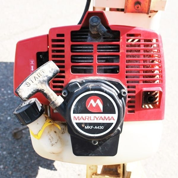Yahoo!オークション - 【新潟】丸山 乗用 溝切機 MKF-A430 田面ライダ...