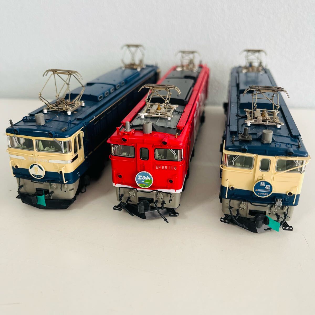 日本代購代標第一品牌【樂淘letao】－KATO HOゲージ EF65 3台セット 特急色 後期形 レインボー 1-303 1-306 1-307電気機関車 国鉄