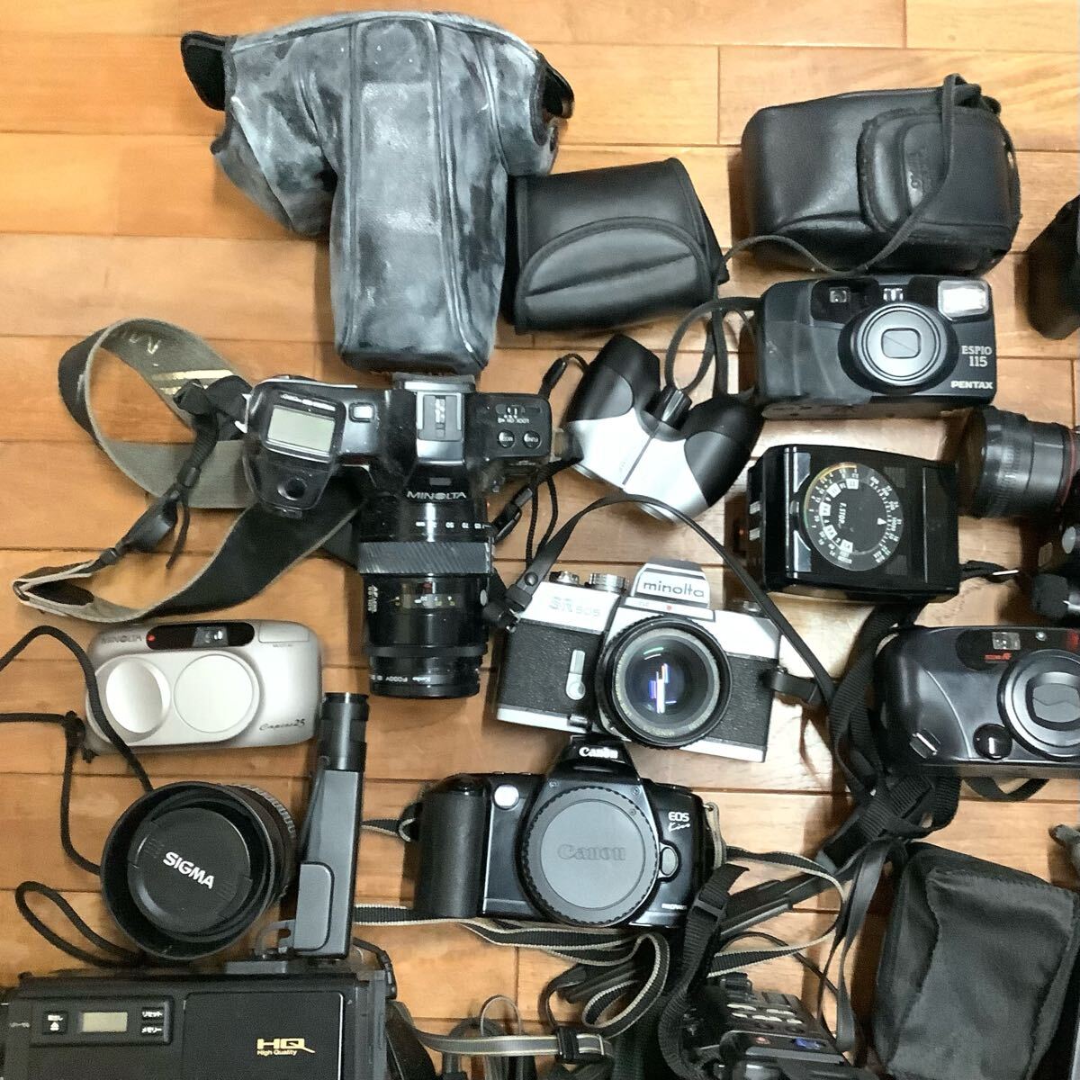 日本代購代標第一品牌【樂淘letao】－カメラ フィルムカメラ 大量 まとめ売り 30点以上 約18kg分 キャノン フジフィルム ミノルタ オリンパス ビクター など ジャンク品 中古品