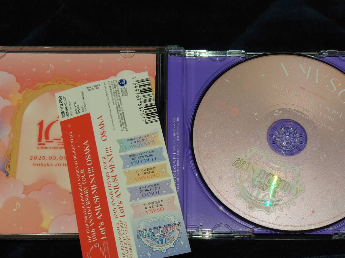 THE IDOLM@STER CINDERELLA GIRLS STARLIGHT STAGE 10th ANNIVERSARY TOUR Let’s AMUSEMENT 会場オリジナルCD ...