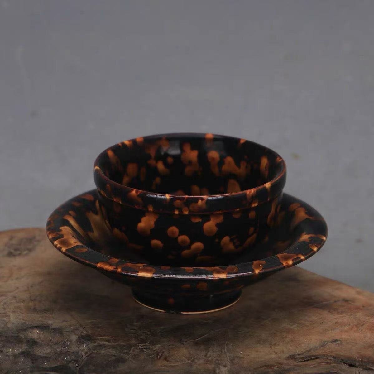 Yahoo!オークション - F171 旧家収蔵 宋吉州窯杯置物 iiG