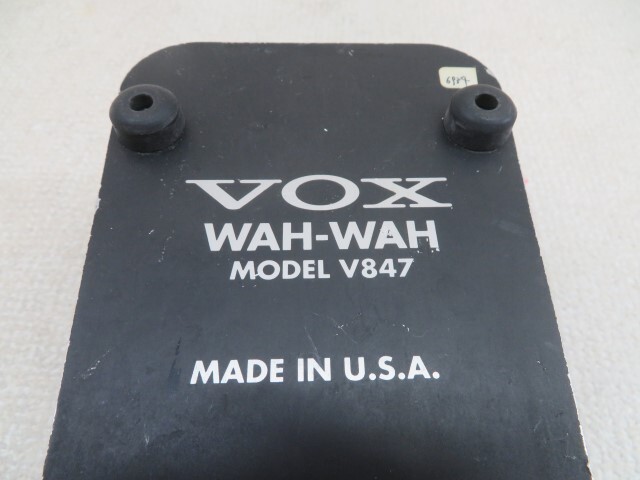 Yahoo!オークション - VOX V847 ワウペダル WAH-WAH ヴォックス ギタ...