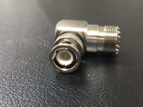 Yahoo!オークション - 送料無料 L型 BNCP-MJ L型コネクター Mメス - BN...