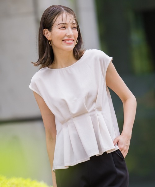 Yahoo!オークション - 「ketty」 半袖ブラウス M オフホワイト レディ...