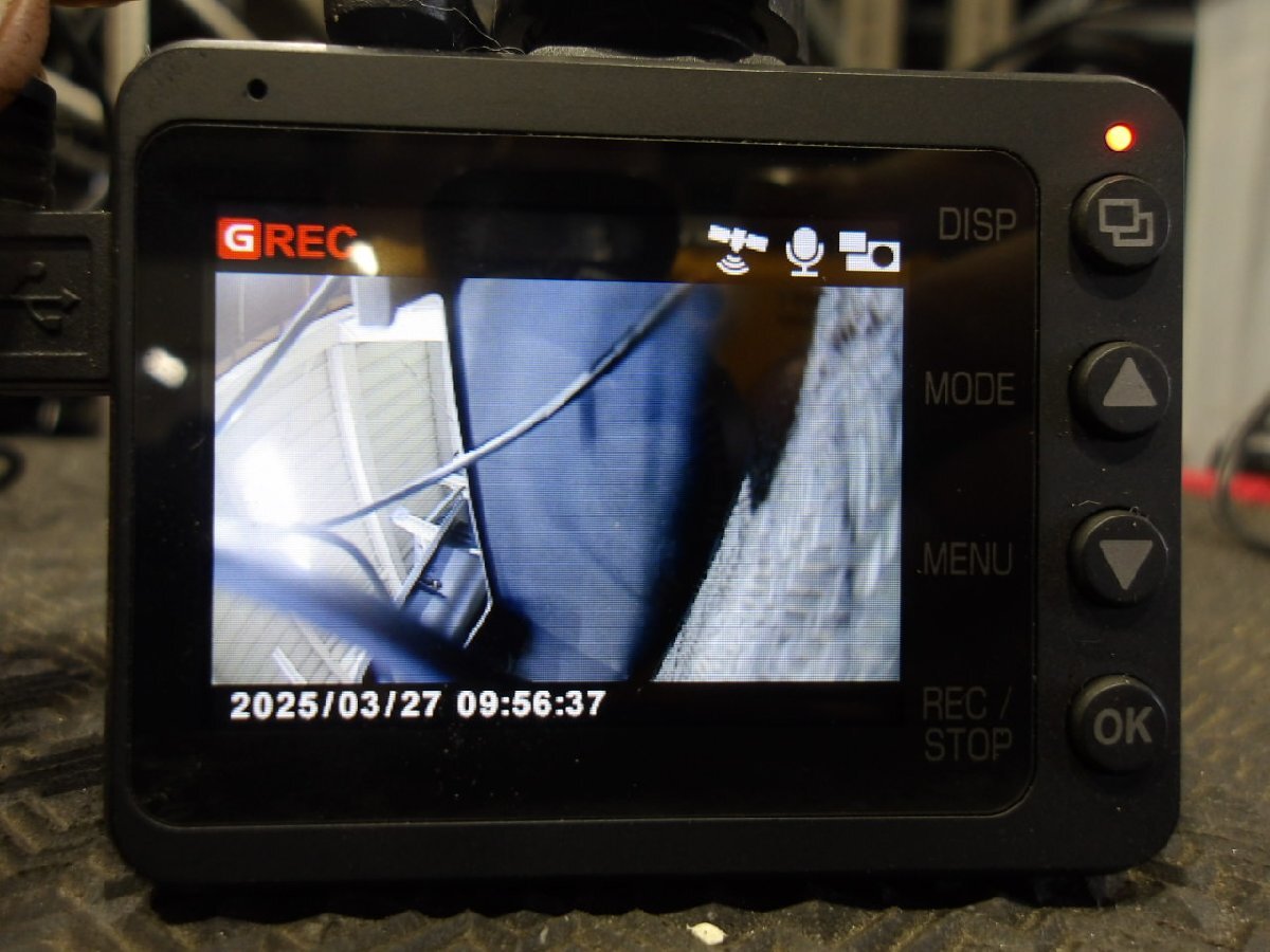 Yahoo!オークション - (R07/03/27-4) Φ ドライブレコーダー / 前後2...