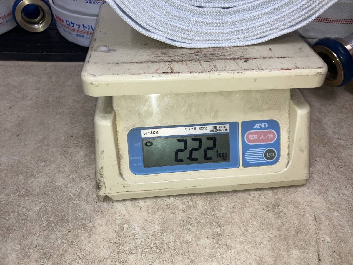 Yahoo!オークション - 美品 消防ホース 40A×15M 金具付き サクラホー...