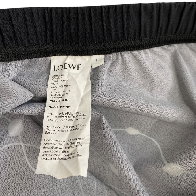 【樂淘letao】日本代購代標第一品牌－LOEWE ロエベ H526Y27X19 レギンス パンツ ボトムス LED プリント ポリアミド エラスタン ブラック L