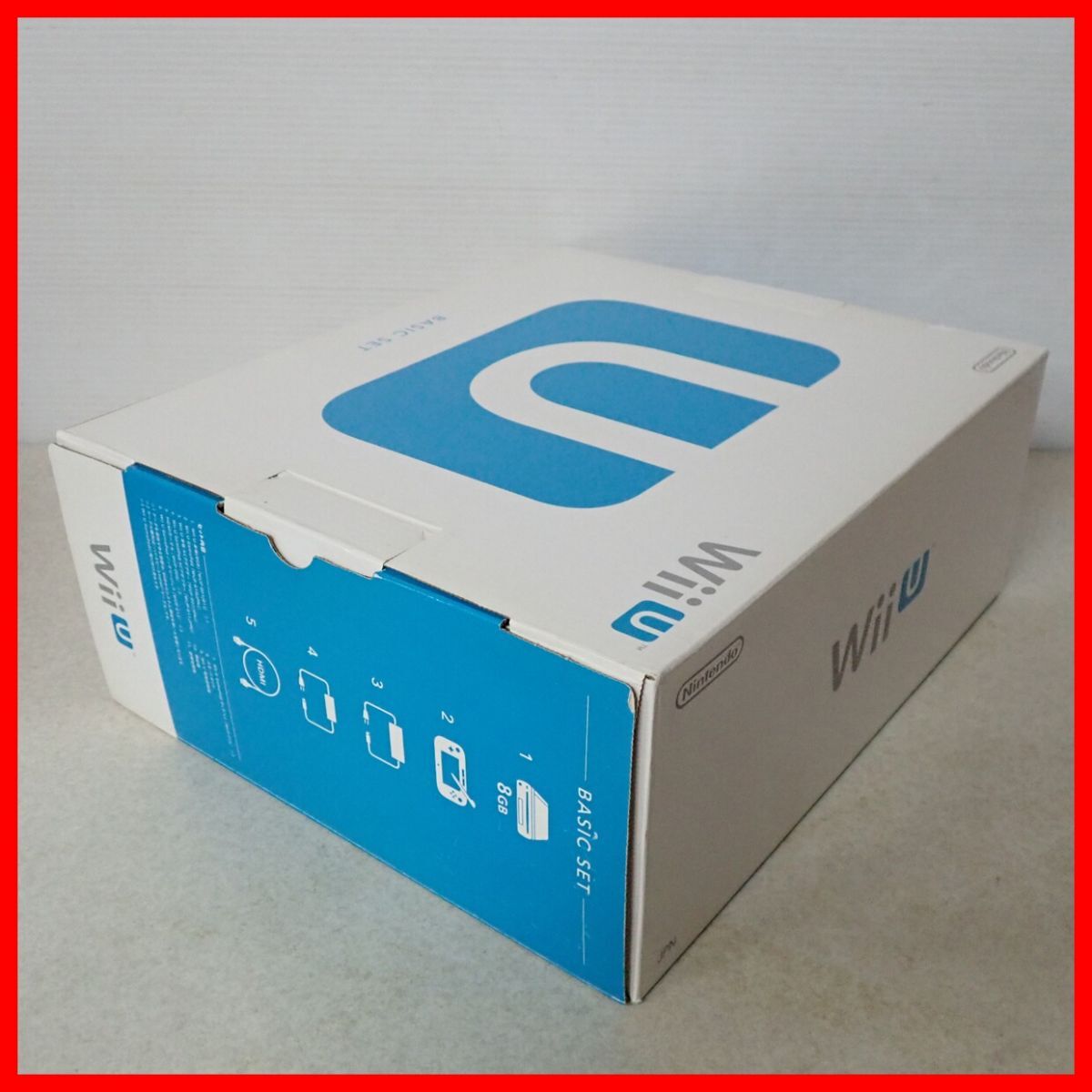 Yahoo!オークション - 動作品 WiiU 8GB 本体 ベーシックセット 箱説付 ...