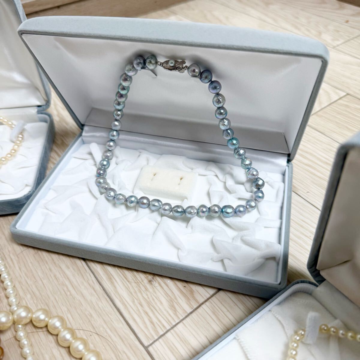 大量まとめ】本真珠 パール ネックレス セット 豪華 SILVER金具 大量まとめ】本真珠 パール ネックレス セット 豪華 SILVER金具