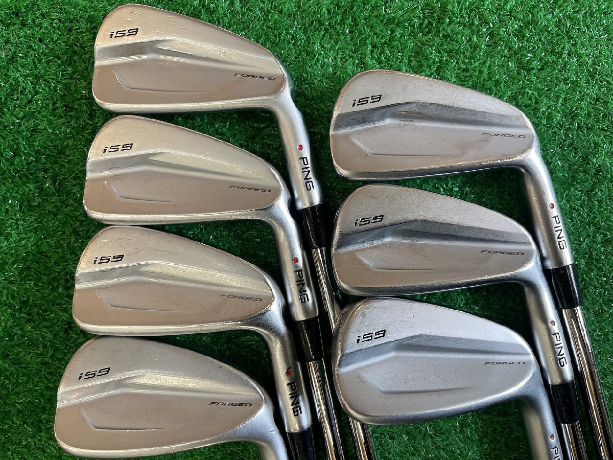 Yahoo!オークション - 訳ありPWなし i59アイアン 3I～9I 7本セット NS...