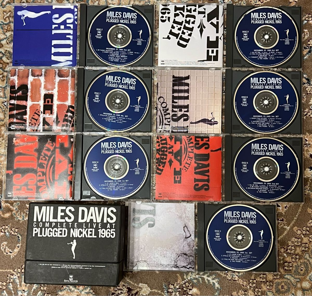 Yahoo!オークション - 7CD/BOX マイルス・デイビス／COMPLETE LIVE AT...