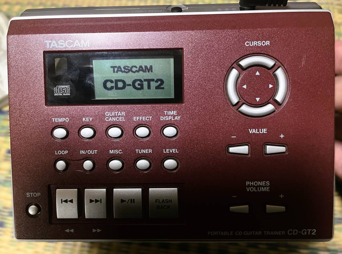 Yahoo!オークション - TASCAM CD-GT2 + 専用アダプター マニュアル外箱...