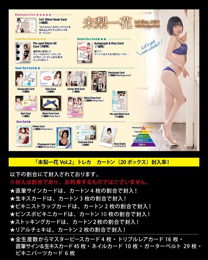 日本代購代標第一品牌【樂淘letao】－【50％OFF！お得セット】HIT'S/未梨一花2 Vol.2 未開封BOX 10ボックス＋チェキ、サイン/キス入り特典カード 残り僅か 250304-050