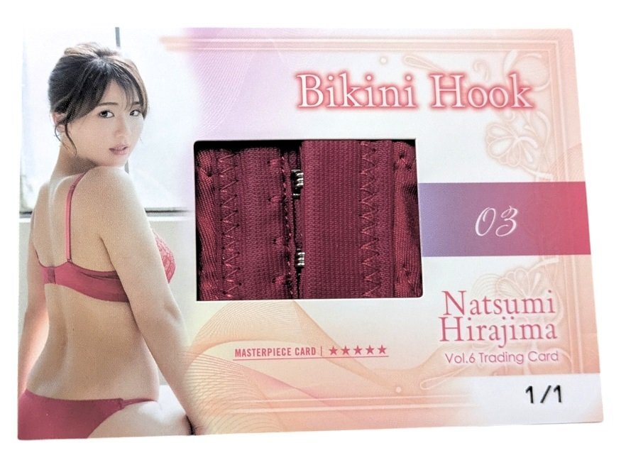 HIT'S/平嶋夏海6 Vol.6 マスターピース ビキニホックカード03 #1/1 赤ビキニ 激レア 250306-322(は行)｜売買されたオークション情報、yahooの商品情報を ...