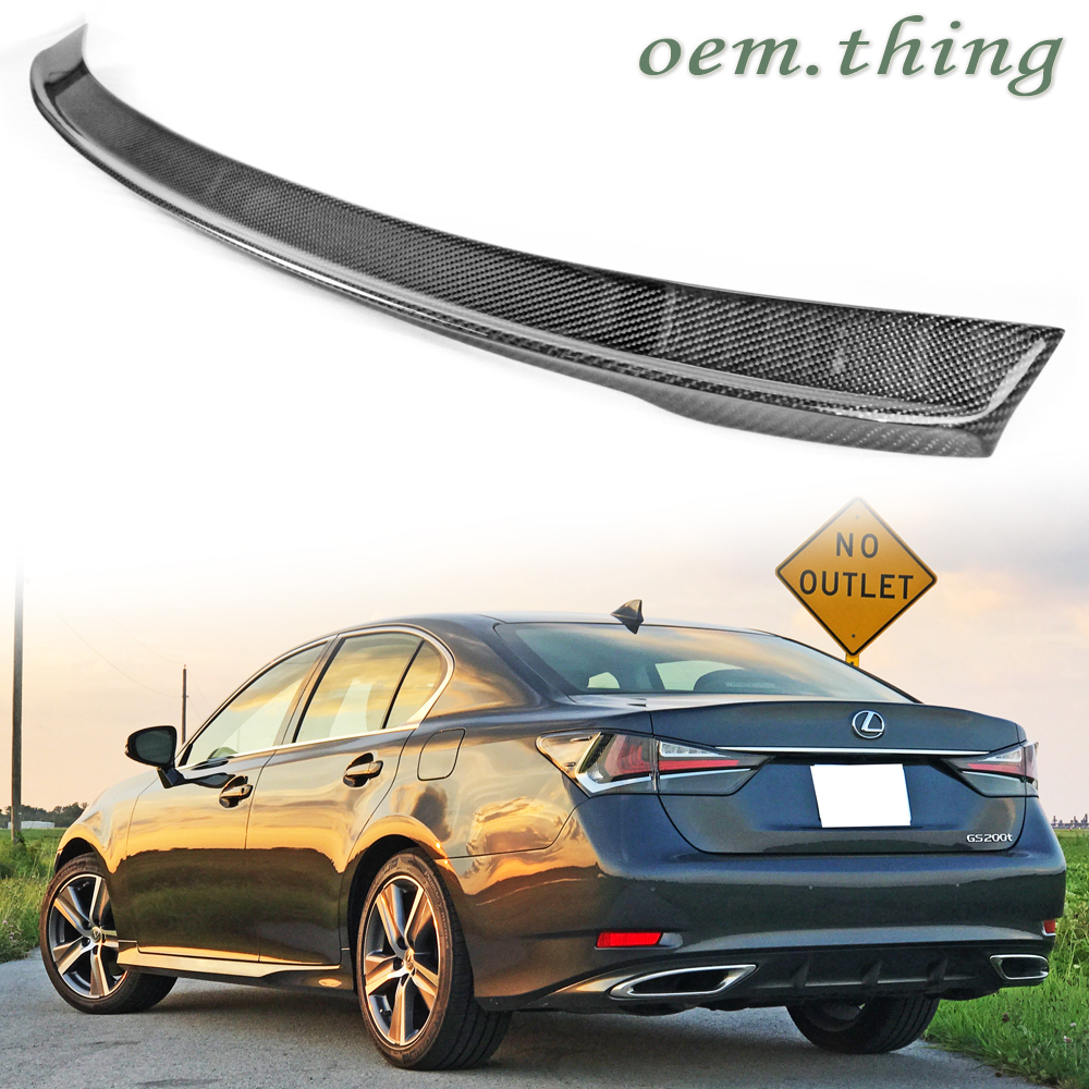 Yahoo!オークション - カーボントランクスポイラー 13-20 レクサス GS ...