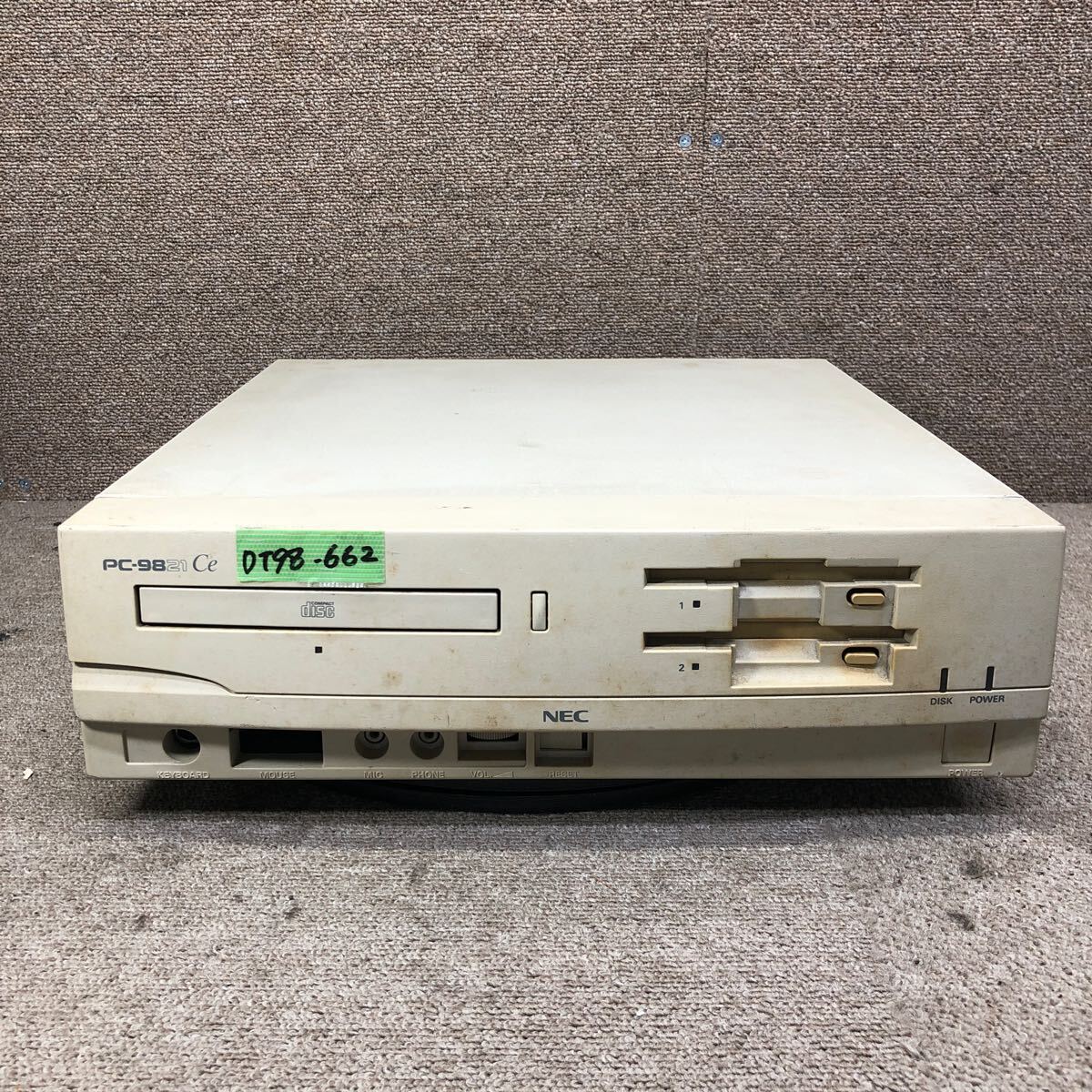 DT98-662 激安 PC98 デスクトップ NEC PC-9821 Ce model S1 MEM 1024KB HDD欠品 メモリーチェックま 確認済み ジャンク(デスクトップ)｜売買さ ...