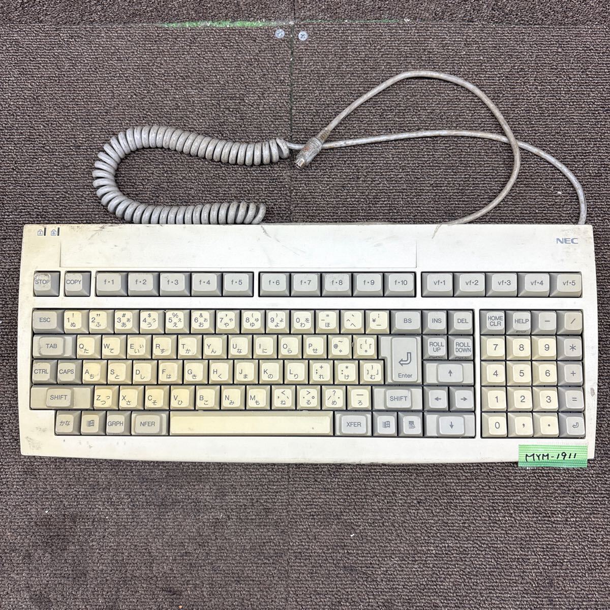 Yahoo!オークション - MYM-1911 激安 PC98 レトロ キーボード NEC CMP-...