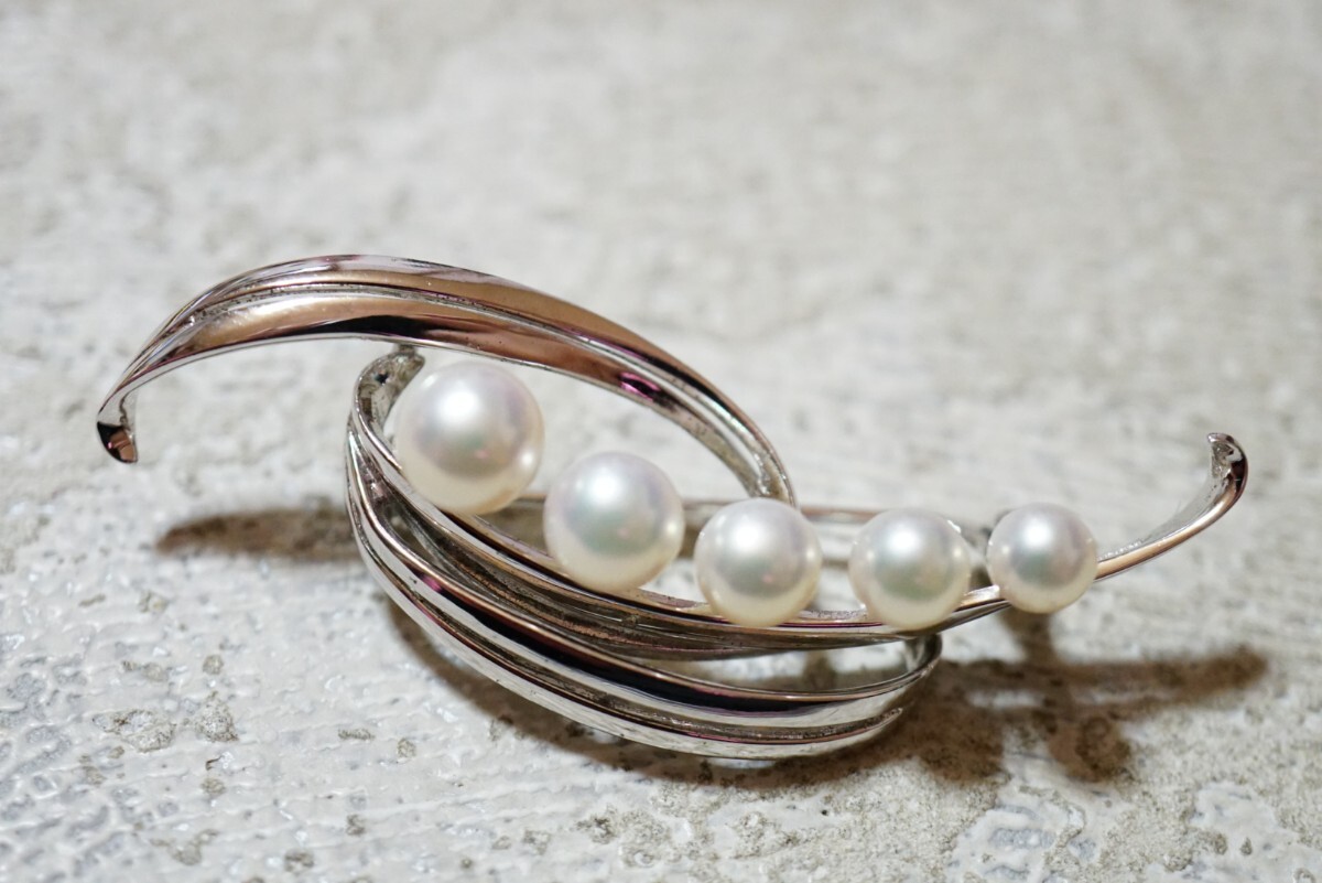 Yahoo!オークション - 1167 ミキモト/MIKIMOTO 本真珠 パール シルバー...