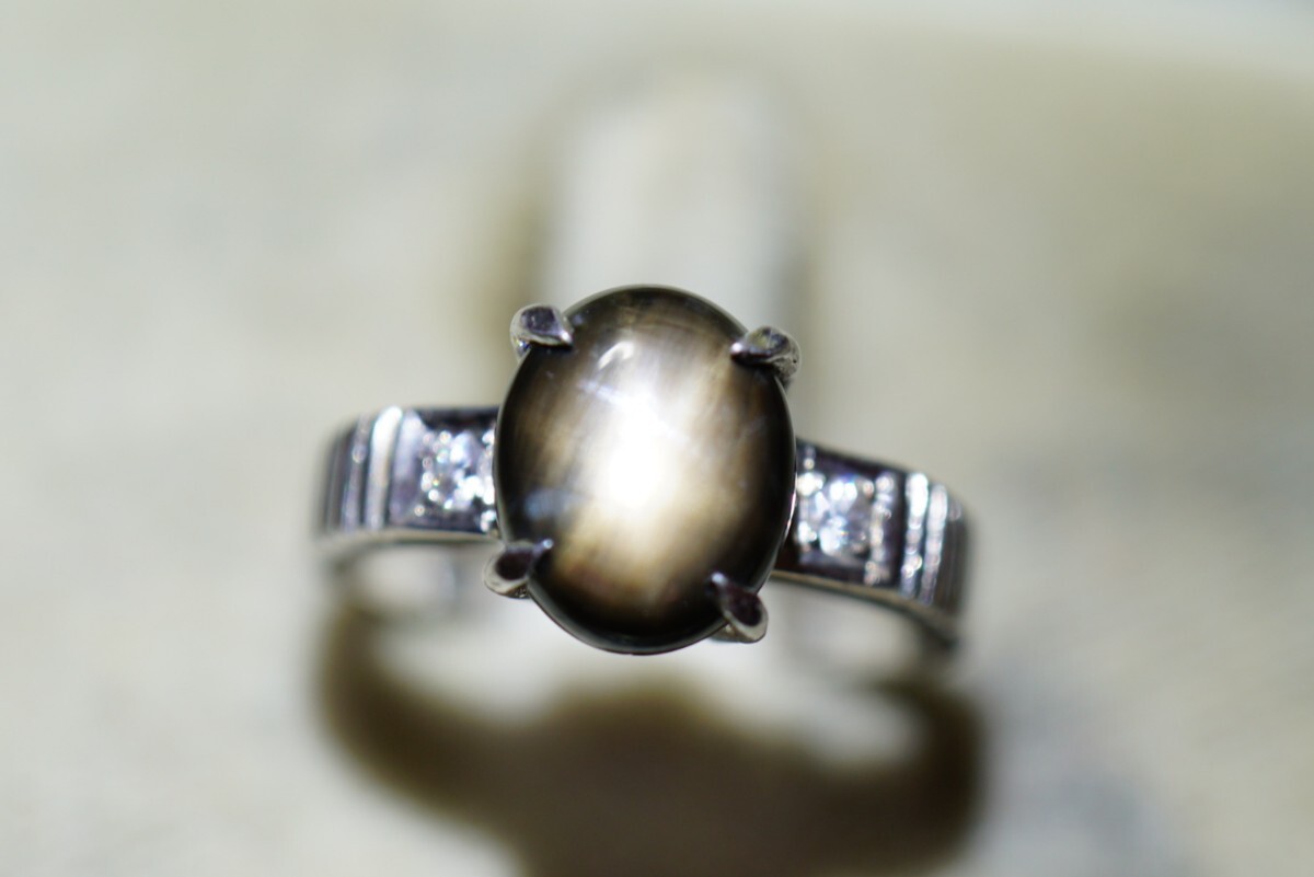 1023 天然ブラックスターサファイア リング 指輪 ヴィンテージ アクセサリー 925刻印 天然石 色石 宝石 カラーストーン 装飾品(サファイア)｜売買されたオークション情報、yahooの ...