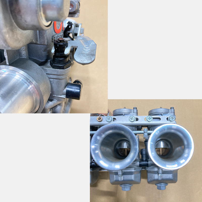 Yahoo!オークション - まめしばCR26キャブレター Z400FX バイパスポー...