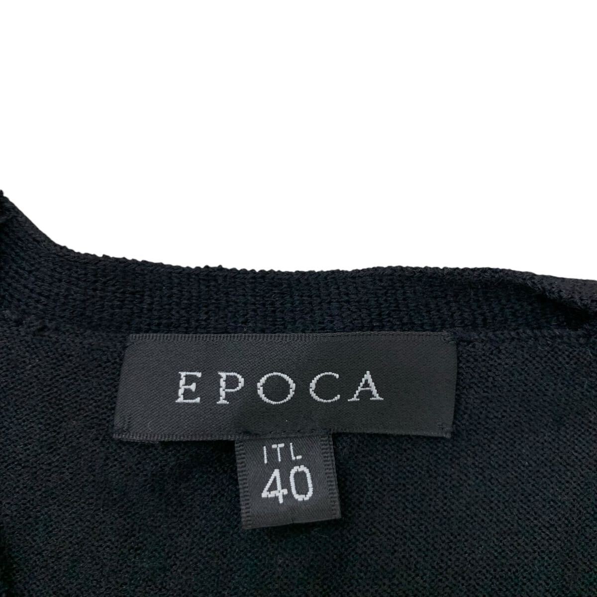 Yahoo!オークション - NB296-8 EPOCA エポカ ノースリーブ ニット セー...