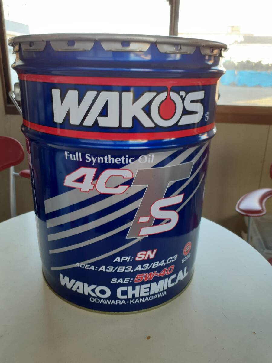 Yahoo!オークション - 未使用 ワコーズ オイル 4CT-S 5W-40 20L カスト...